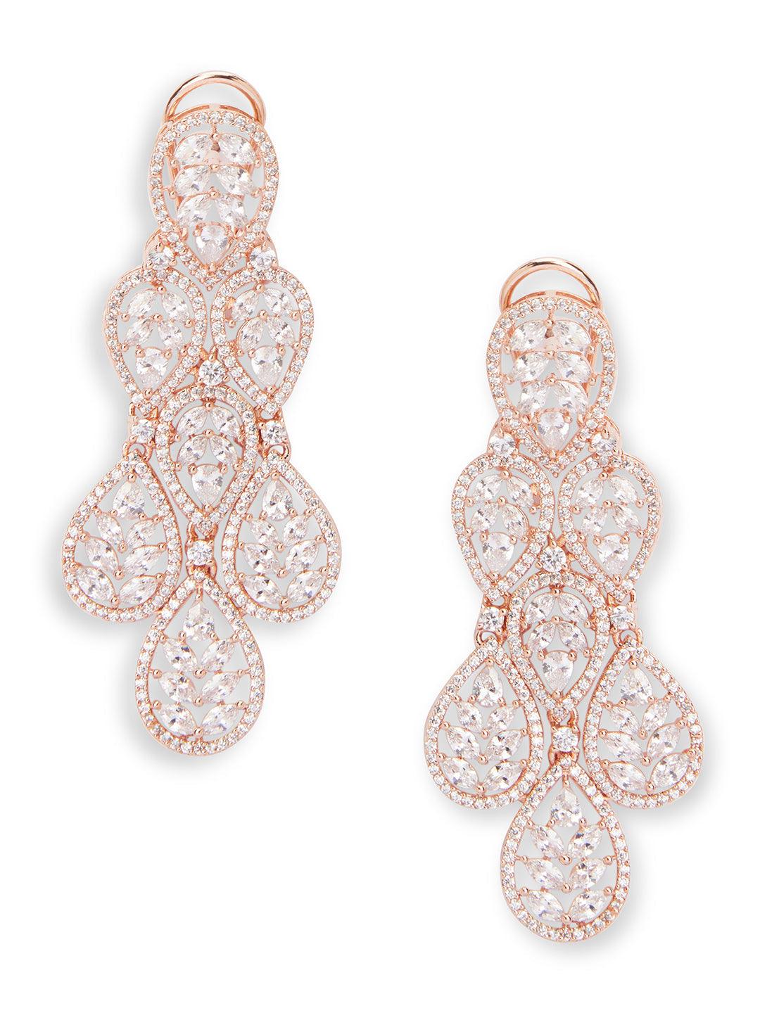 Rose Radiant CZ Necklace Set – Curio Cottage